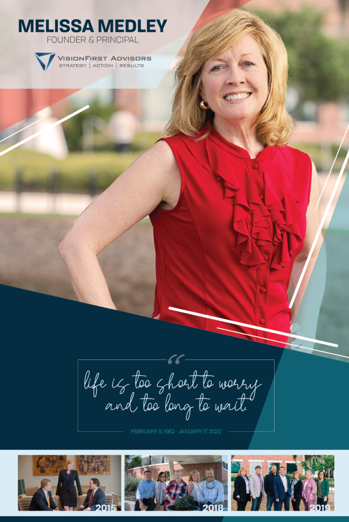 Celebrating the Life of Melissa Medley - VisionFirst Advisors